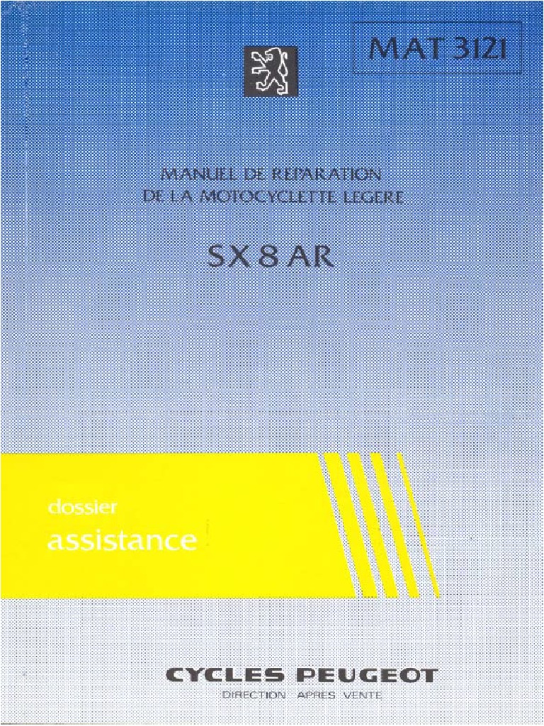 Manuel - SX8 AR - 80cc - 2T - 1978 | PDF