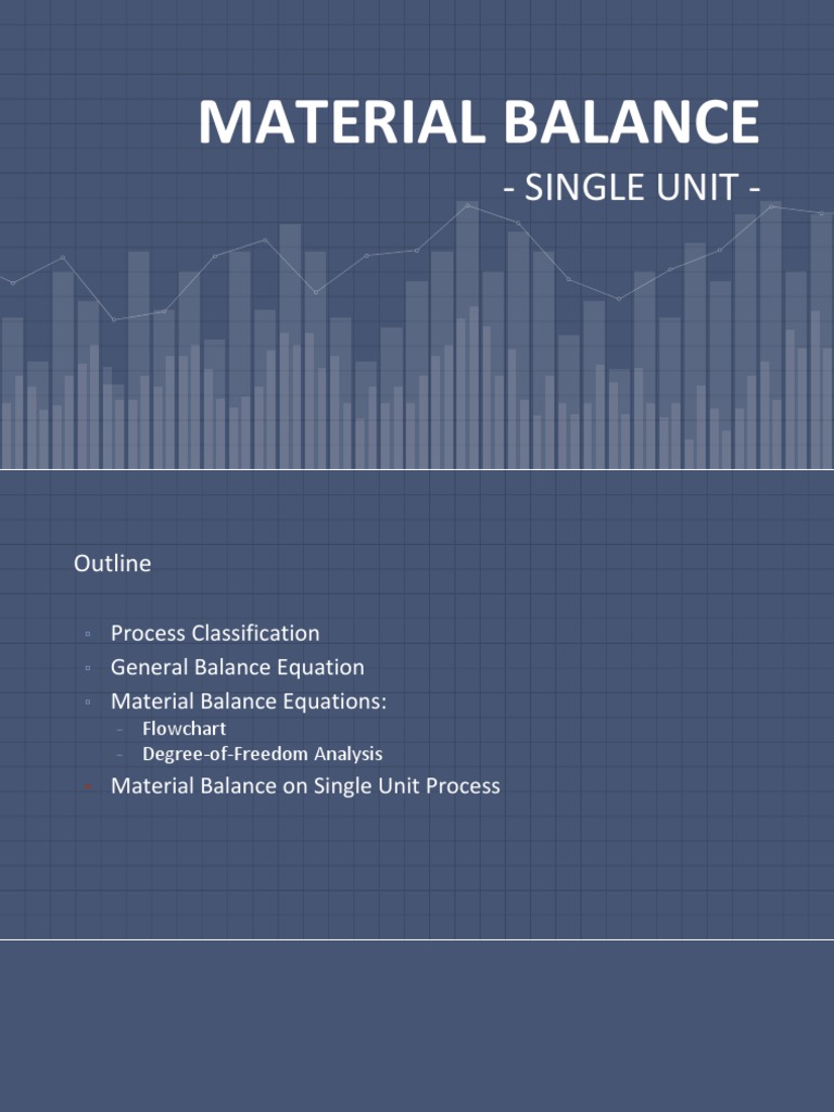 Material Balance in Chemical Processes | PDF | Chemical Reactor | Chemistry
