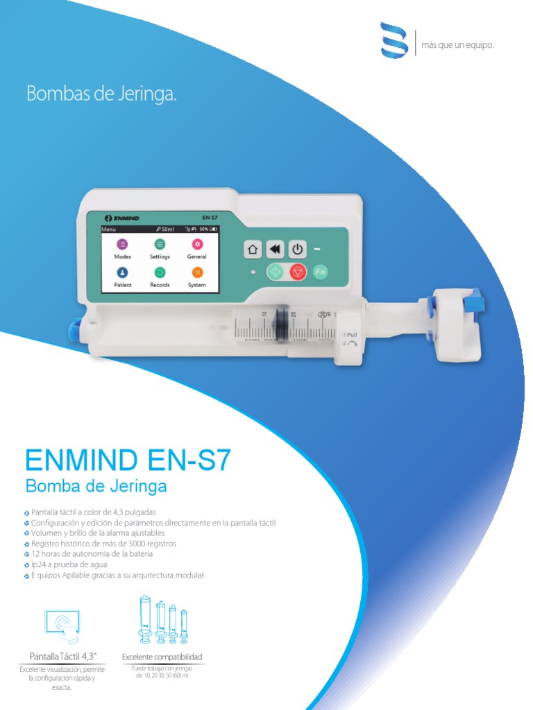 BOMBA DE JERINGA ENMIND EN-S7 v1 | PDF