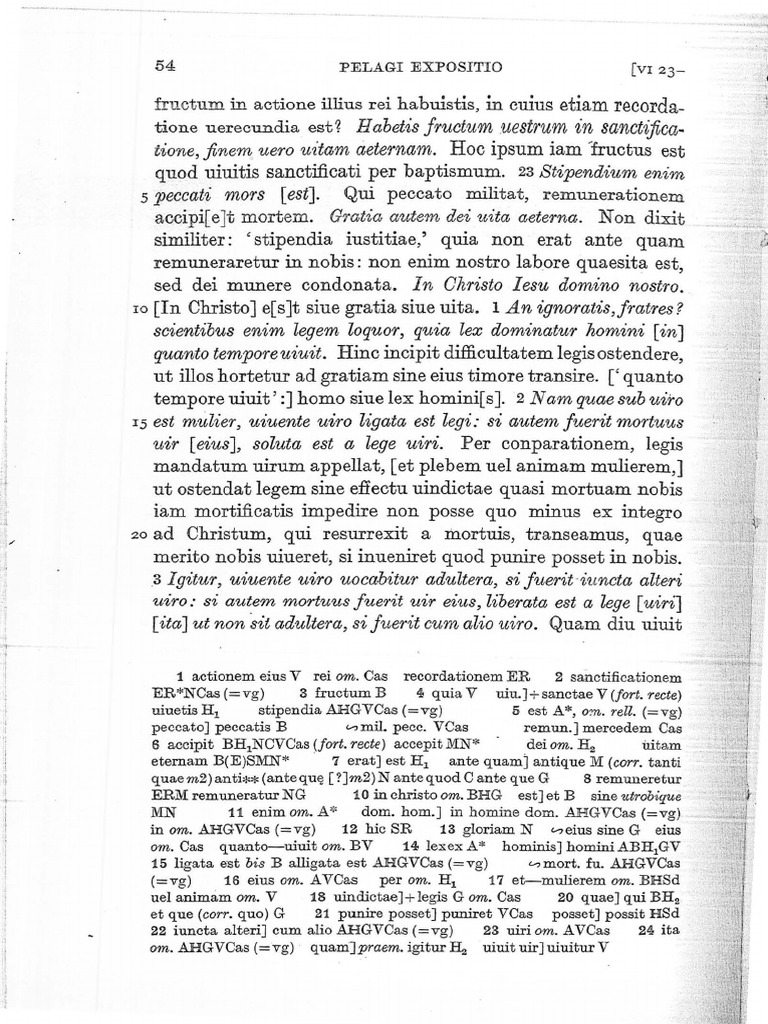 Pelagio, Expositio in Romanos | PDF