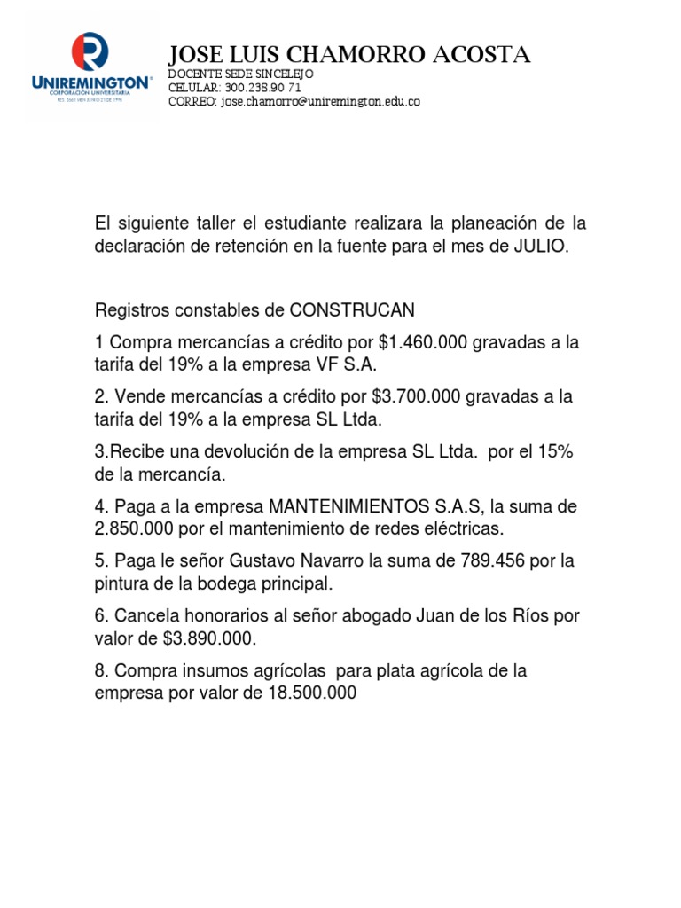 Clase 2 Ejercicios | PDF