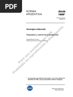 IRAM 1546 - Hormigón de Cemento - Método de Ensayo | PDF | Hormigón | Esfera