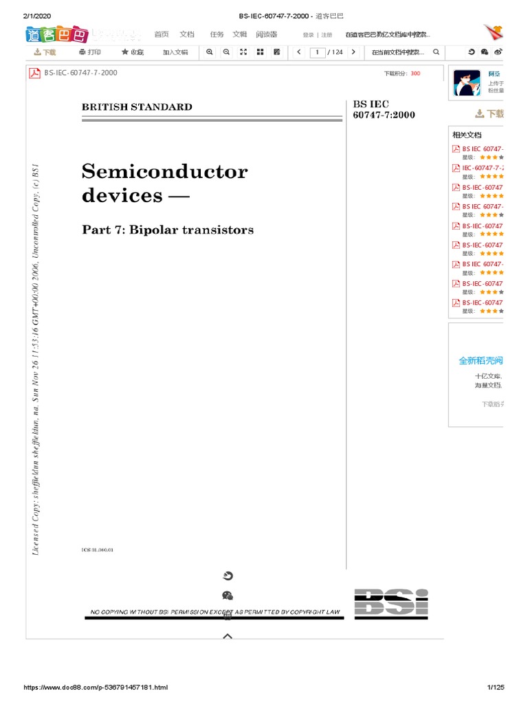 Iec 60747-7 | PDF
