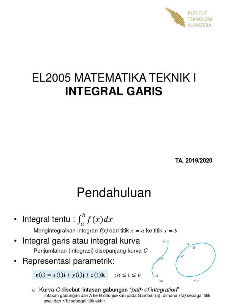 Integral Garis dalam Kalkulus Vektor | PDF | Sains & Matematika ...