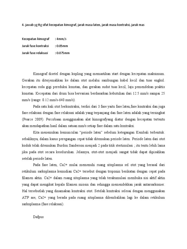 Jawab Yg TTG Sifat Kecepatan Kimograf, Jarak Masa Laten, Jarak Masa ...