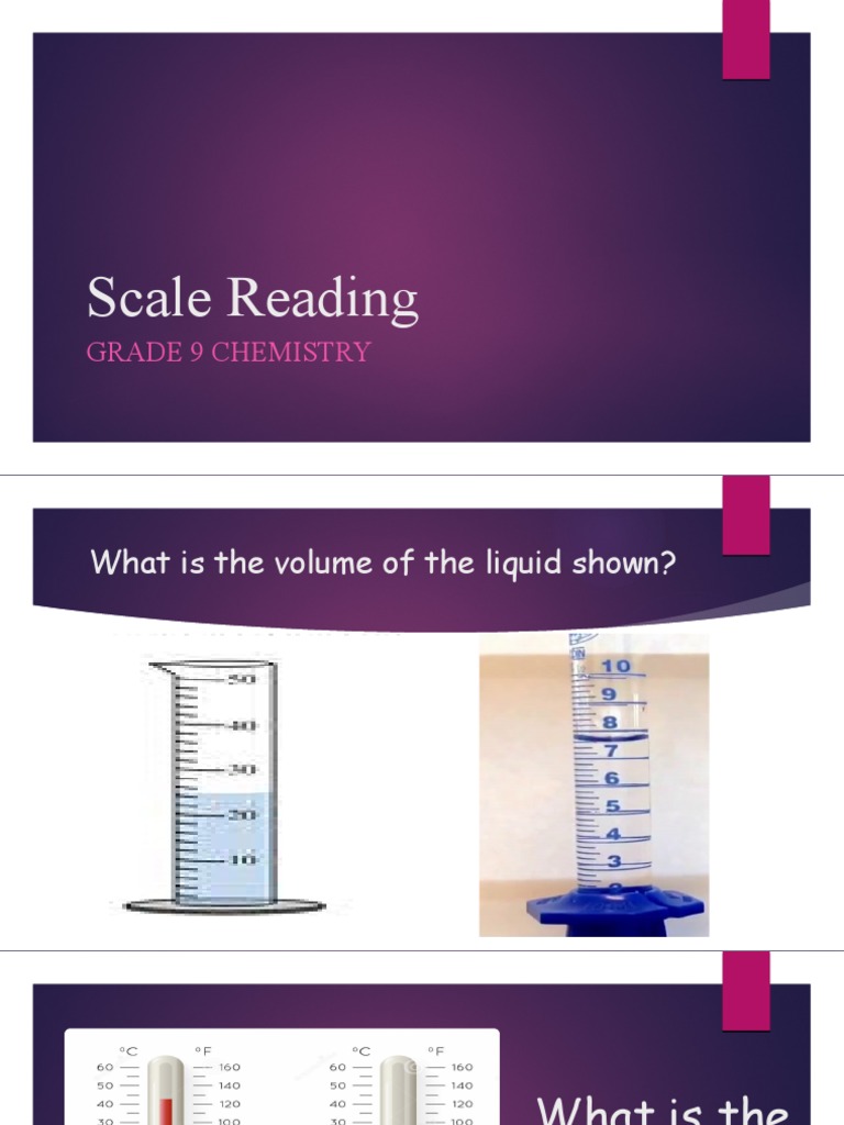 Measuring Liquid Volume and Temperature | PDF | Teaching Methods ...
