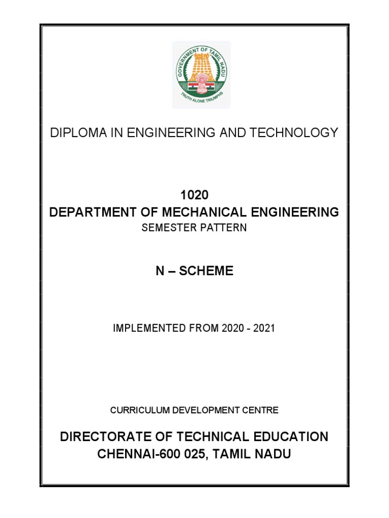 1020 DME Draft Syllabus | PDF | Engineering | Mechatronics