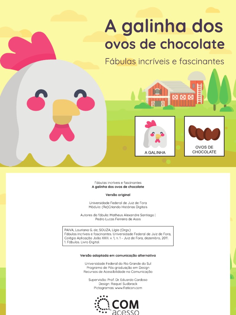 FÁBULA - A Galinha Dos Ovos de Chocolate | PDF