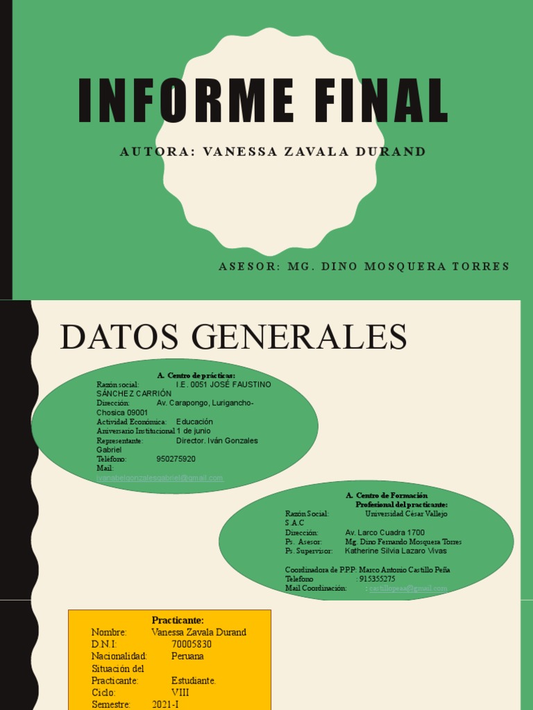 Informe Final | PDF | Adolescencia | La naturaleza humana