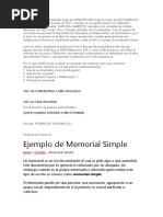 Modelo de Memorial | PDF | Ciencias sociales