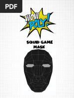 Squidgame Frontman Template Mask Assembli 1 | PDF
