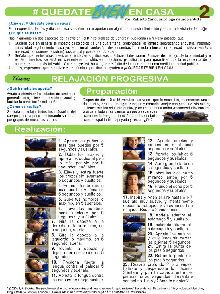 Estrategias Respiración y de Relajación | PDF | Estrés (biología ...