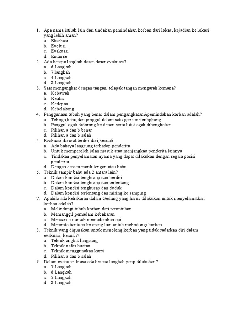 Tugas Pertolongan Pertama | PDF | Kesehatan Holistik | Sains & Matematika