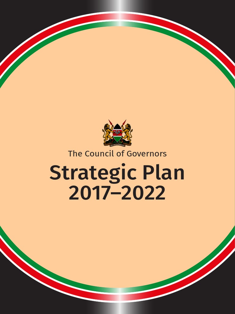 Council of Governors Strategic Plan 2017 - 2022 | PDF | Devolution ...