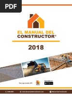 MANUAL Del Constructor Tablas | PDF | Albañilería | Ingeniería de Edificación