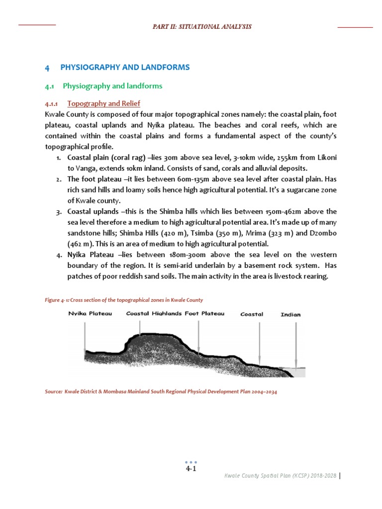 CHAPTER 4 - Physiography and Landforms | PDF | Rock (Geology) | Rain