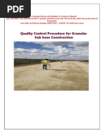 Granular Sub-Base (GSB) - Specification and Construction Procedure ...