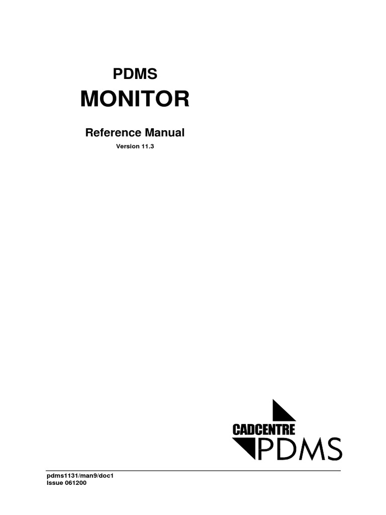 Monitor: Reference Manual | Download Free PDF | Databases | Computer File