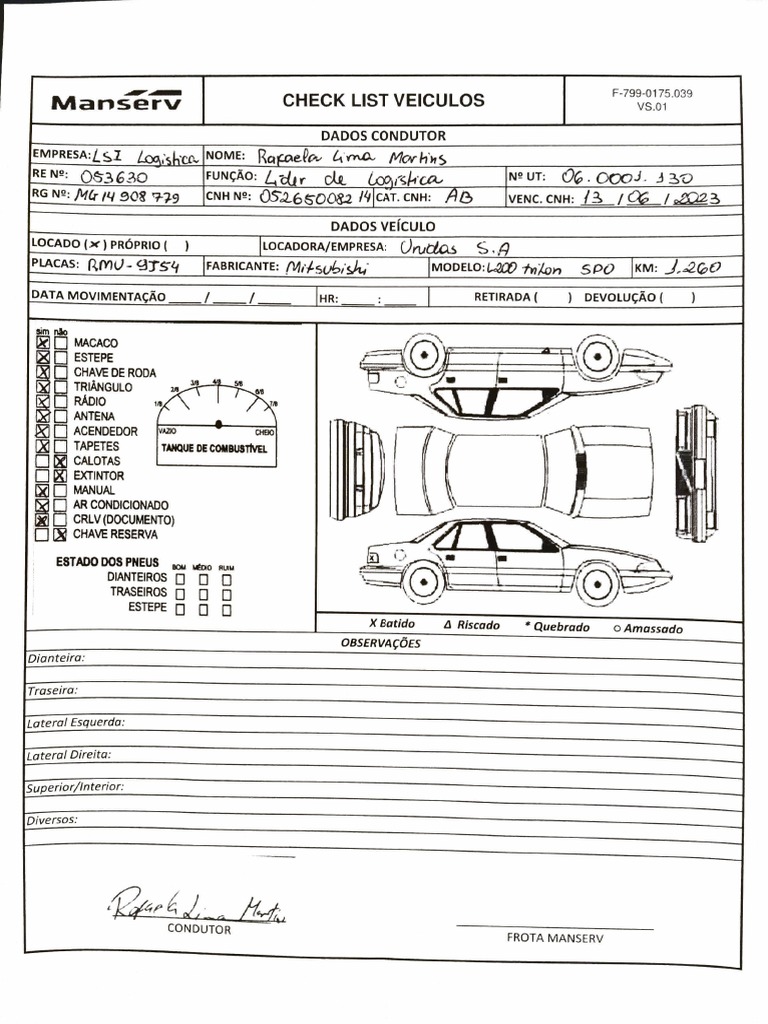 Check List L200 RMU-9J54 | PDF