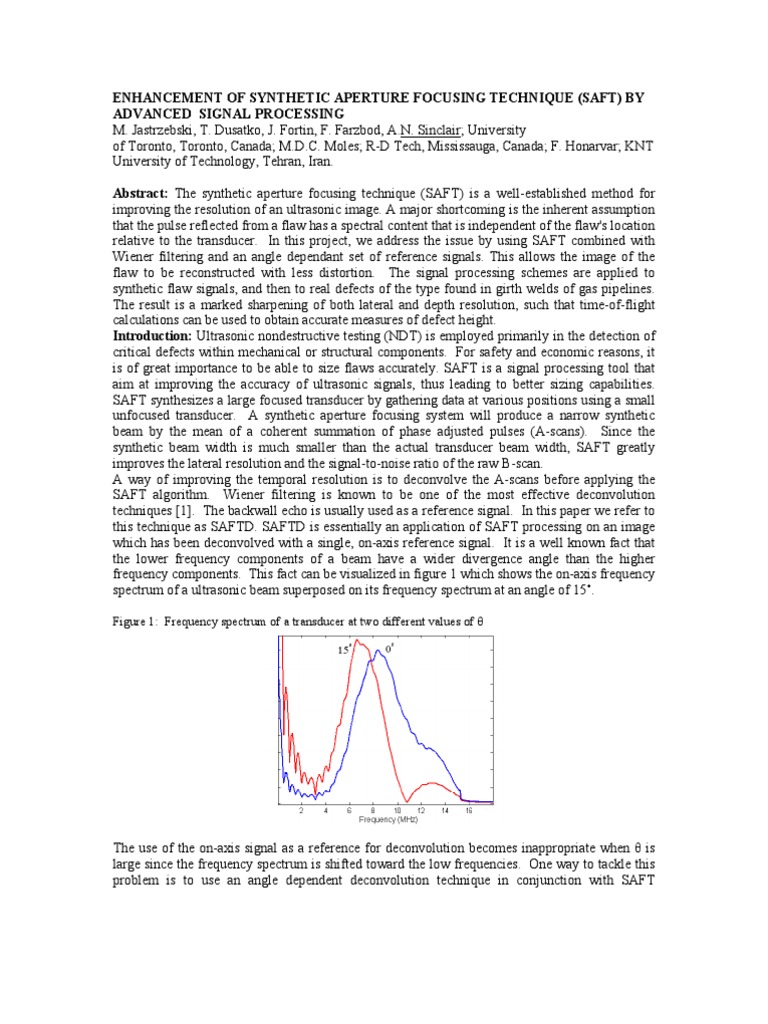 428 Sinclair | PDF | Medical Ultrasound | Nondestructive Testing