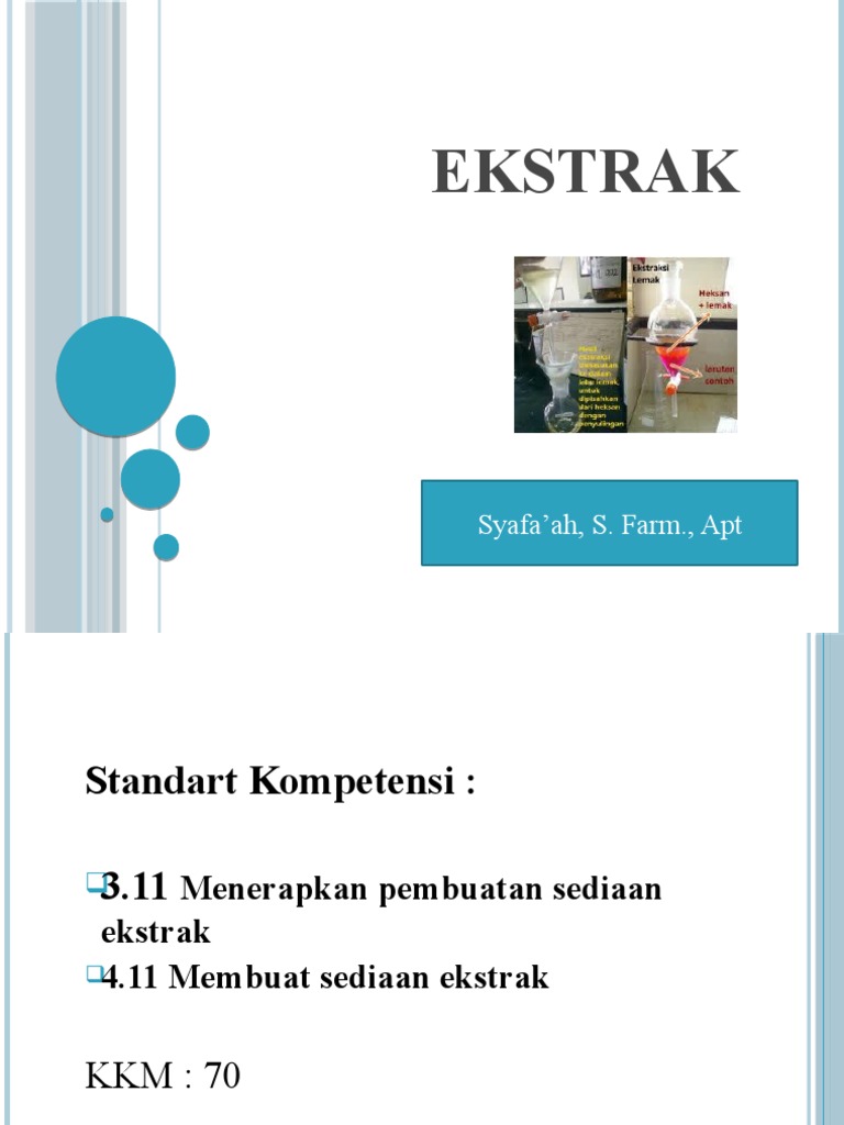 EKSTRAK | PDF