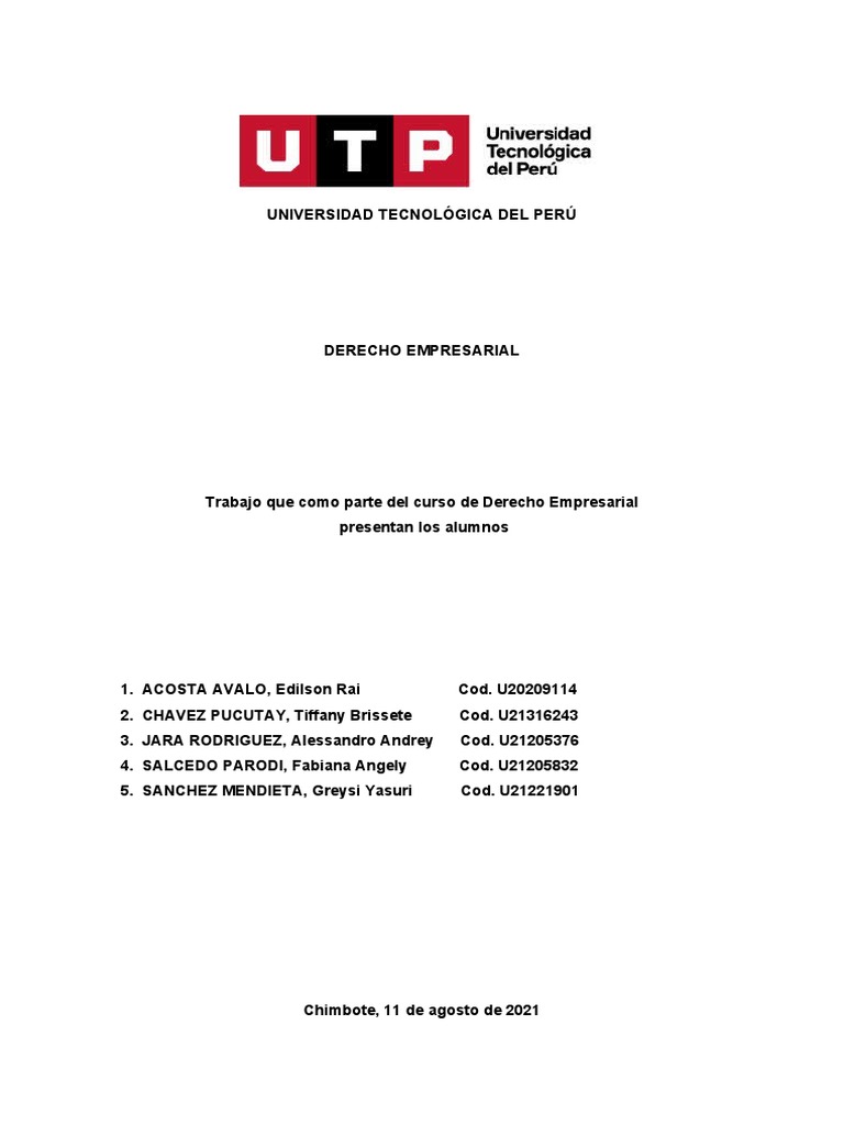 Caratula Utp | PDF | Derecho