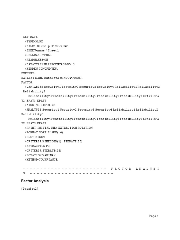 Efa PDF | PDF | Principal Component Analysis | Applied Mathematics