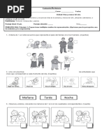 Prueba Historia Meses Del Año y Dias de La Semana | PDF