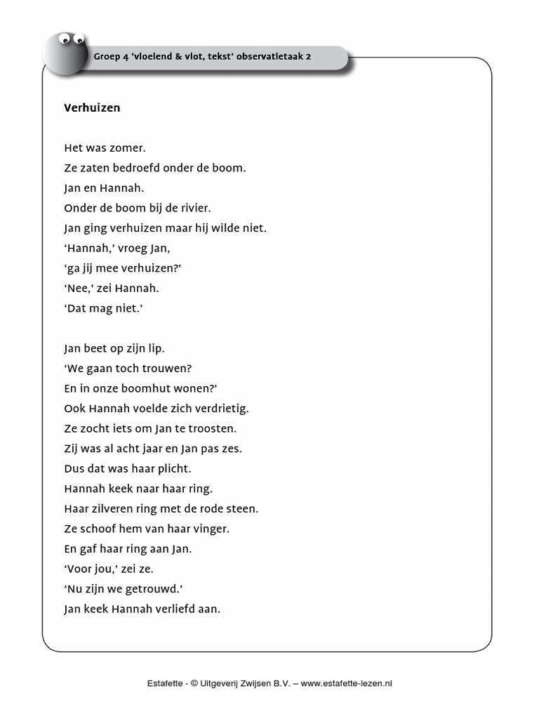 Groep 4 Vloeiend en Vlot Tekst Observatietaak 2 | PDF