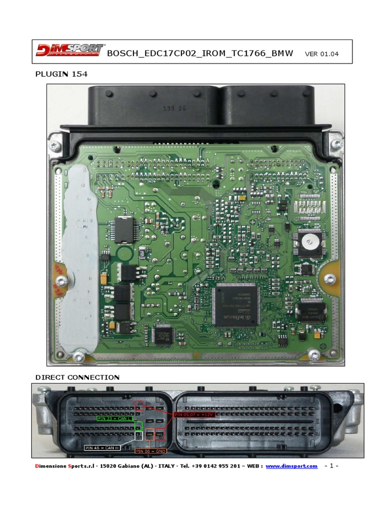 Bosch Edc17cp02 Irom Tc1766 BMW 1033 | PDF | Business | Finance & Money ...
