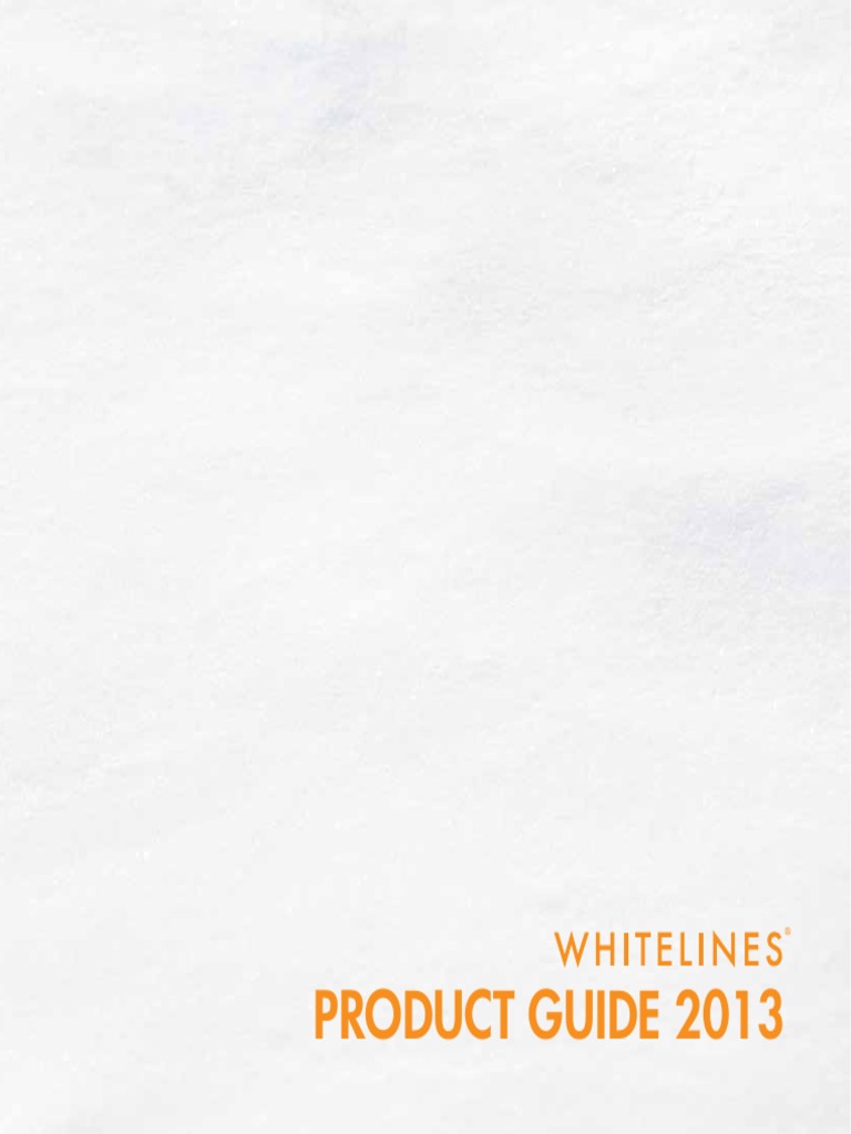 Whitelines Productguide 2013 Small | PDF | Low Carbon Economy | Carbon Footprint