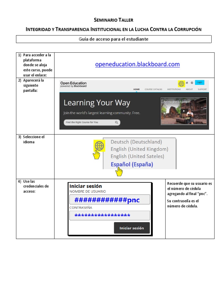 Guía de Acceso Básica 2016-04-25 | PDF | Informática