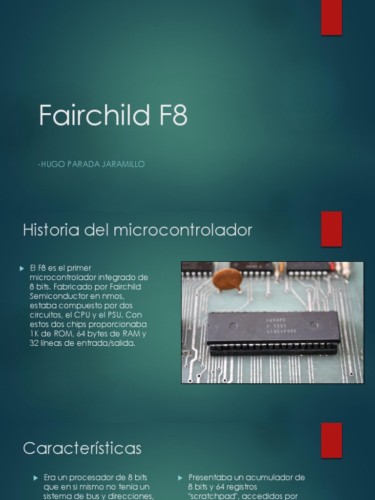 Fairchild F8 - Hugo Parada | PDF