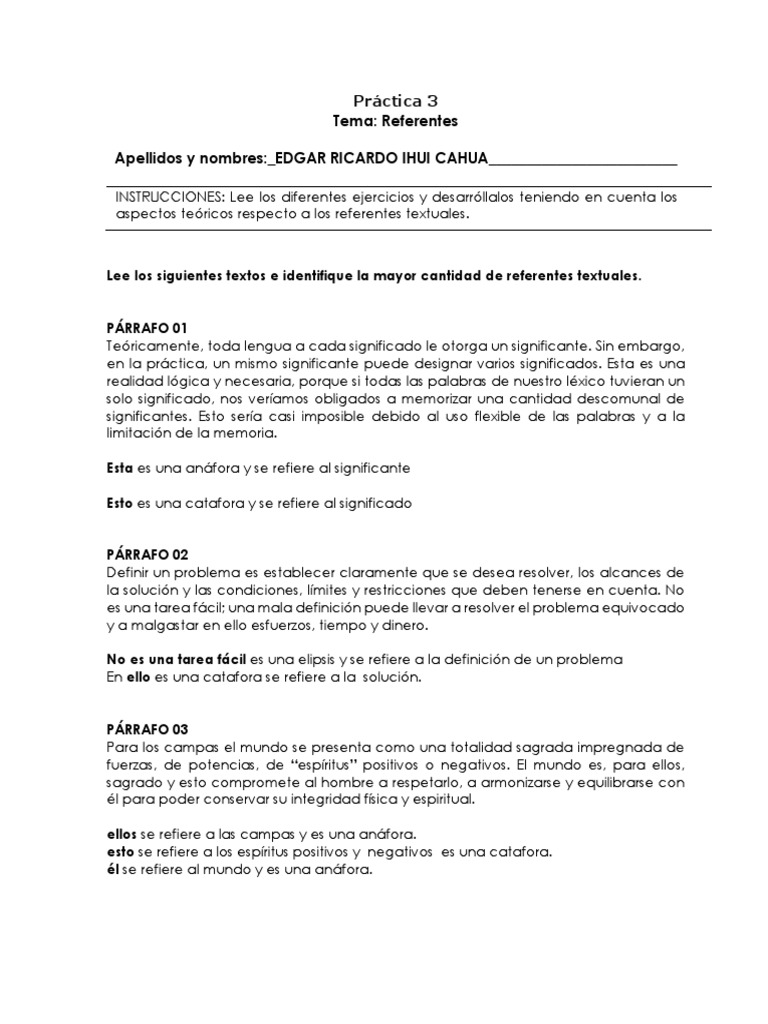Práctica 3 Referentes EDGAR IHUI | PDF
