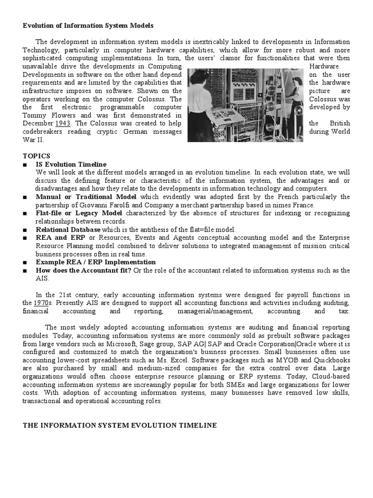 CHAPTER 2 AIS Final | PDF | Relational Database | Enterprise Resource Planning