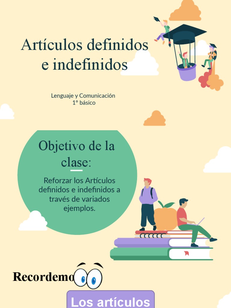 Último PPT de Los Artículos Definidos e Indefinidos | PDF | Lingüística ...