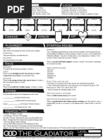 LOTRO Warden Gambit Cheat Sheet | PDF | Military Science | Leisure