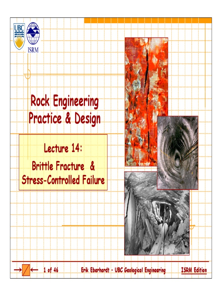 Rock Engineering Rock Engineering Practice & Design Practice & Design ...