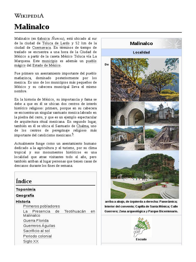 Malinalco Mexico | PDF