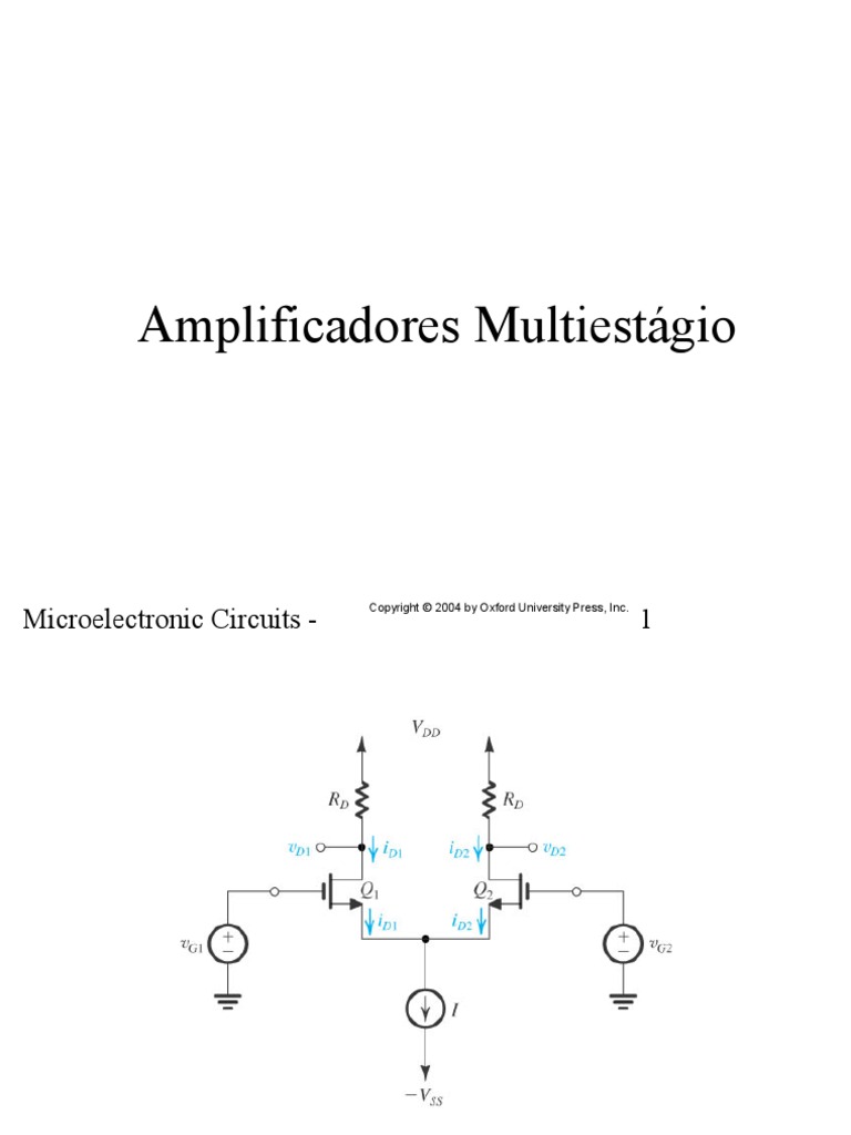 Amplificadores Multiestágio: Microelectronic Circuits - Fifth Edition ...