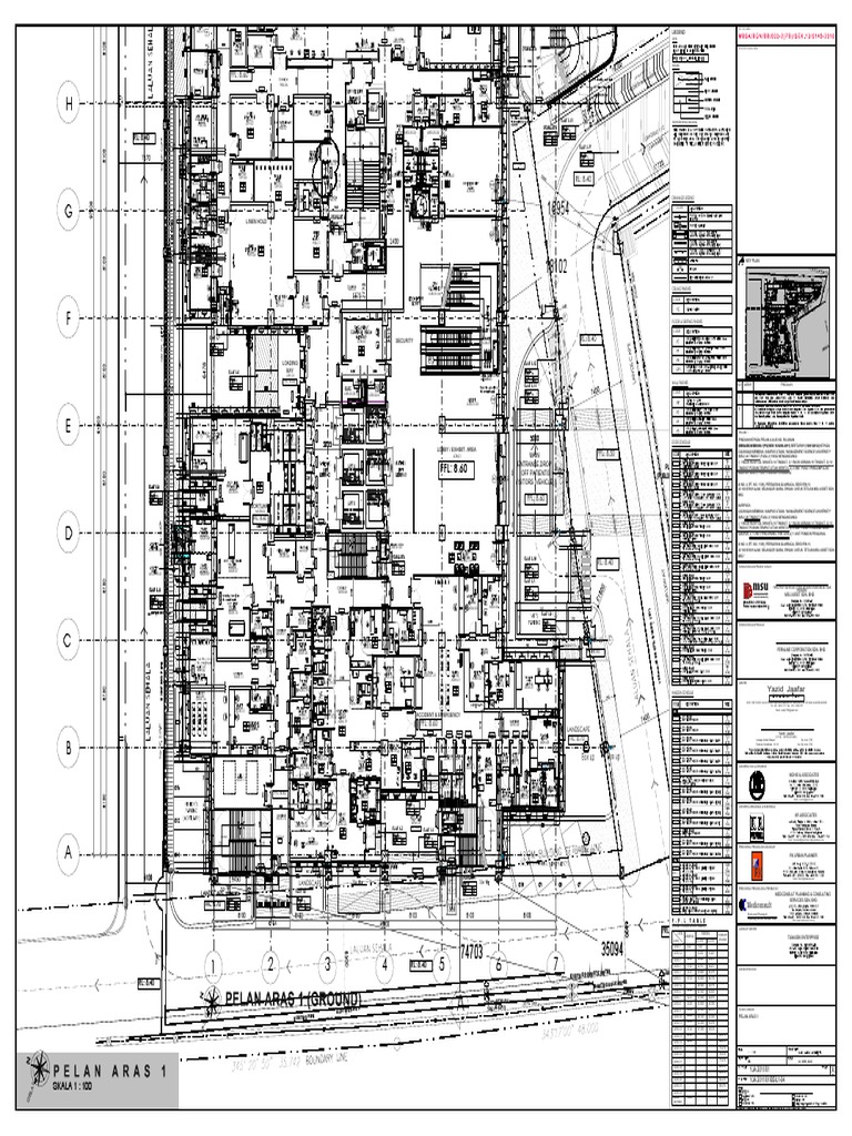 Pelan Aras 1 (Ground) | PDF