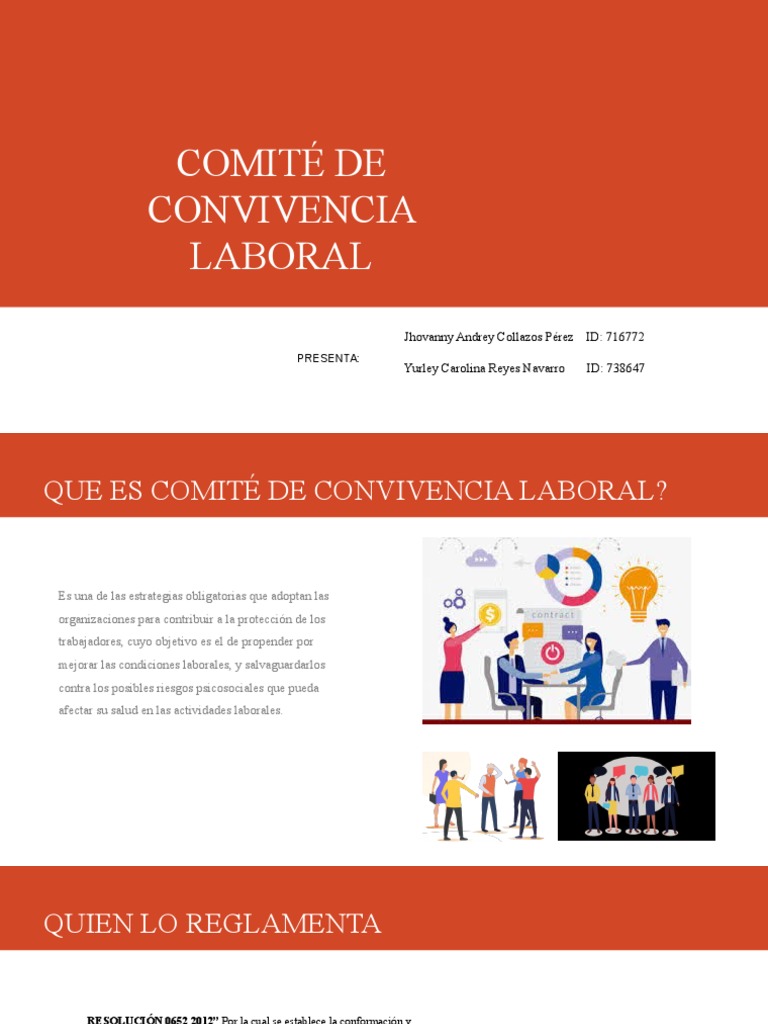 Comité de Convivencia Laboral: Guía Esencial | PDF