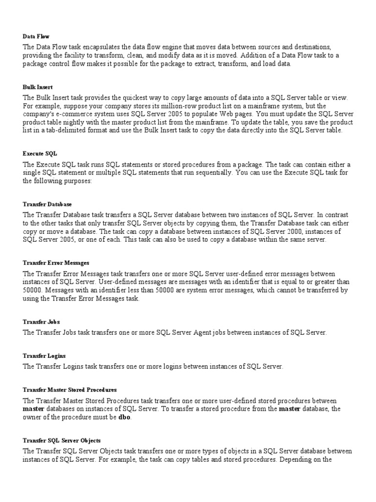 Control Flow | PDF | Microsoft Sql Server | Scripting Language