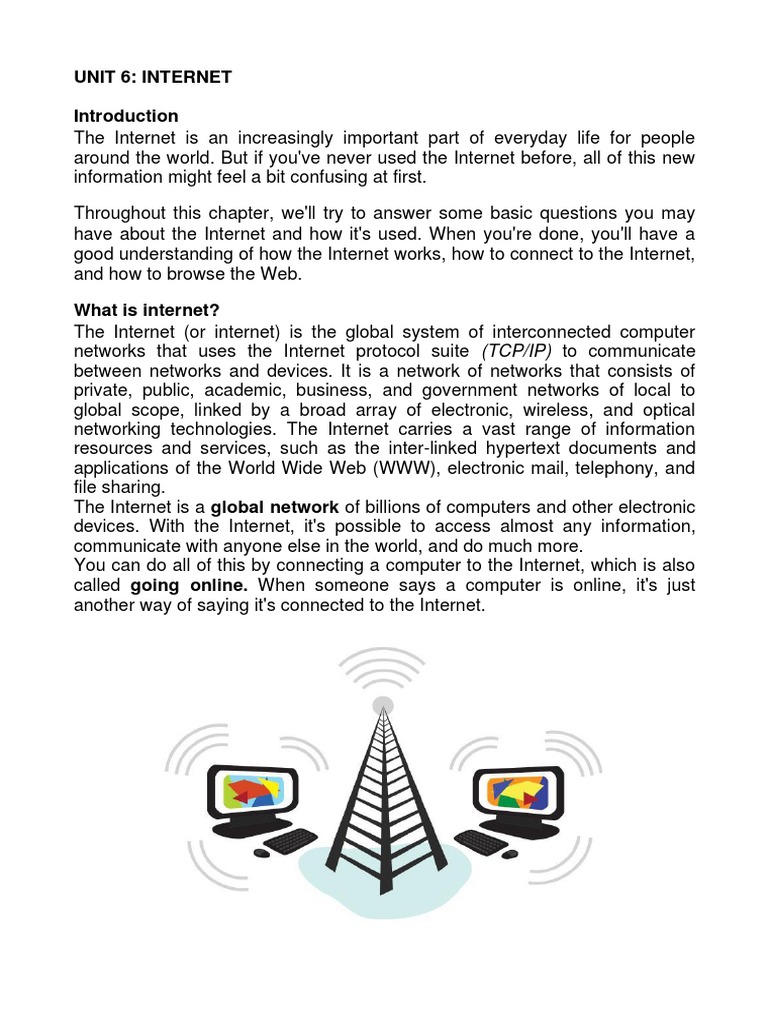 All About Internet | PDF | World Wide Web | Internet & Web