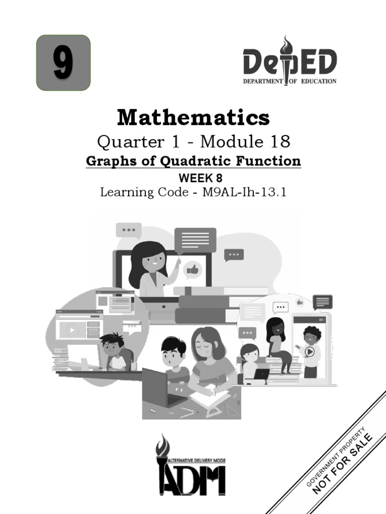 Math9 Quarter1 Week 8 | PDF | Quadratic Equation | Function (Mathematics)