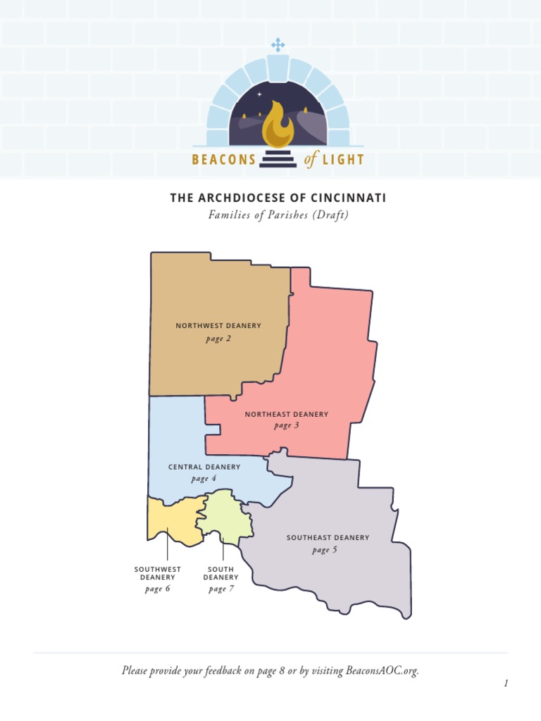 Families of Parishes Map | PDF | Mary, Mother Of Jesus | Jesus