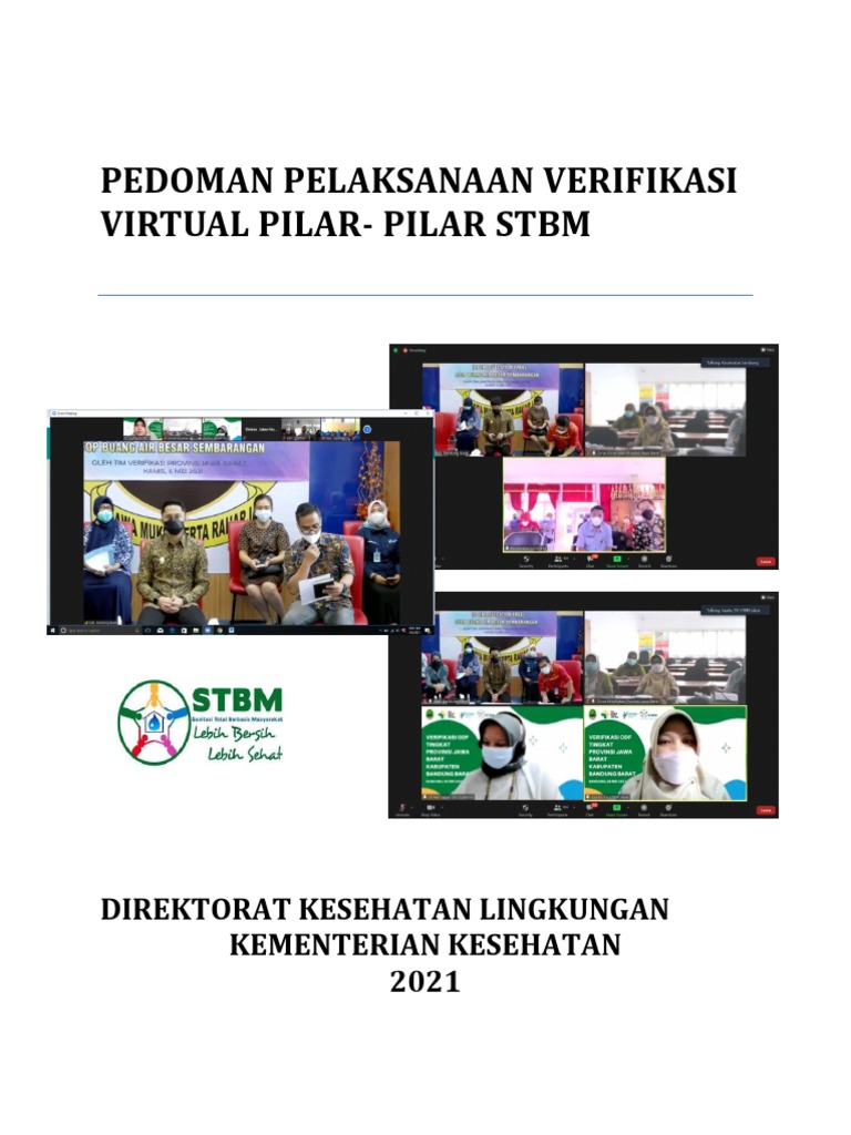 Pedoman Pelaksanaan Verifikasi Virtual Pilar-Pilar STBM (Fix) | PDF