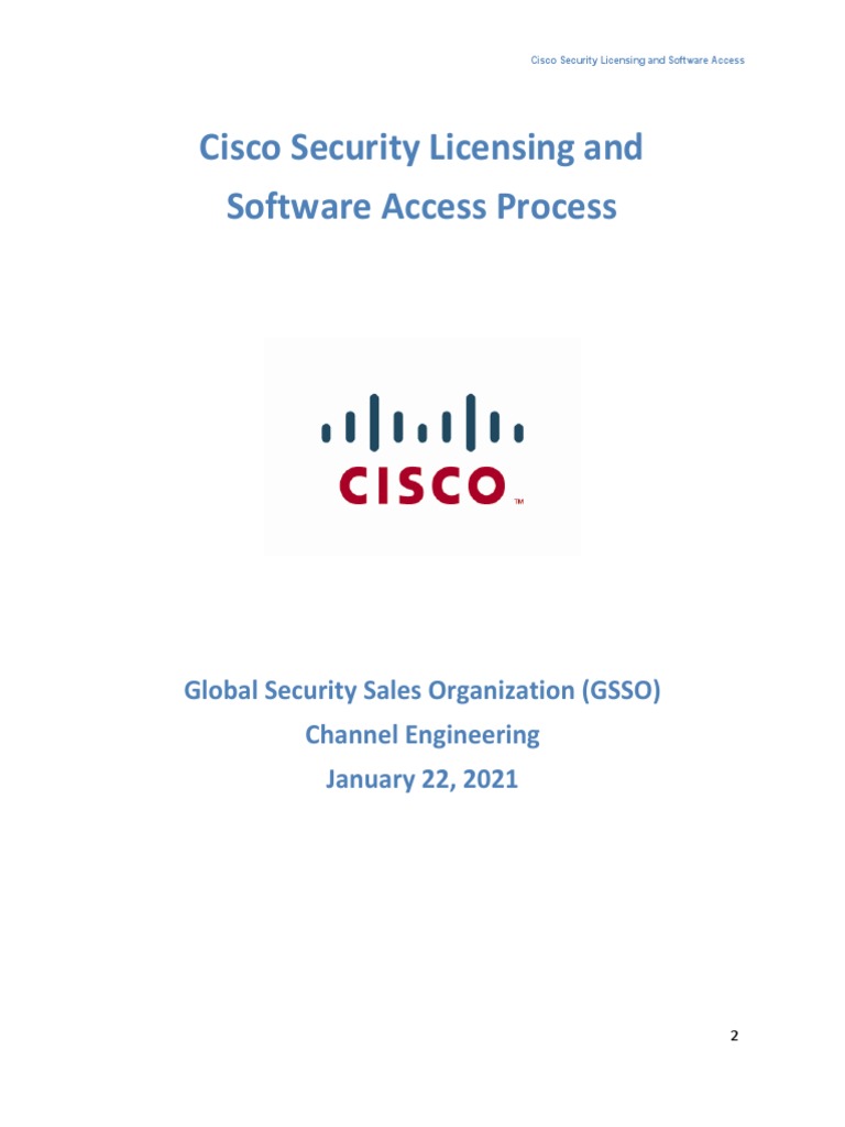Obtaining Cisco Security Software and Licenses: A Comprehensive Guide ...