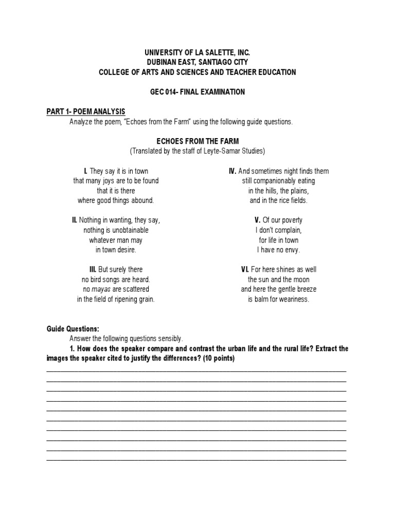 Poem Analysis and Storyboard Guide | PDF