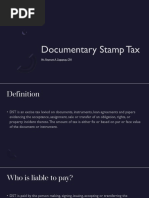 Documentary Stamp Tax PDF | PDF | Loans | Promissory Note